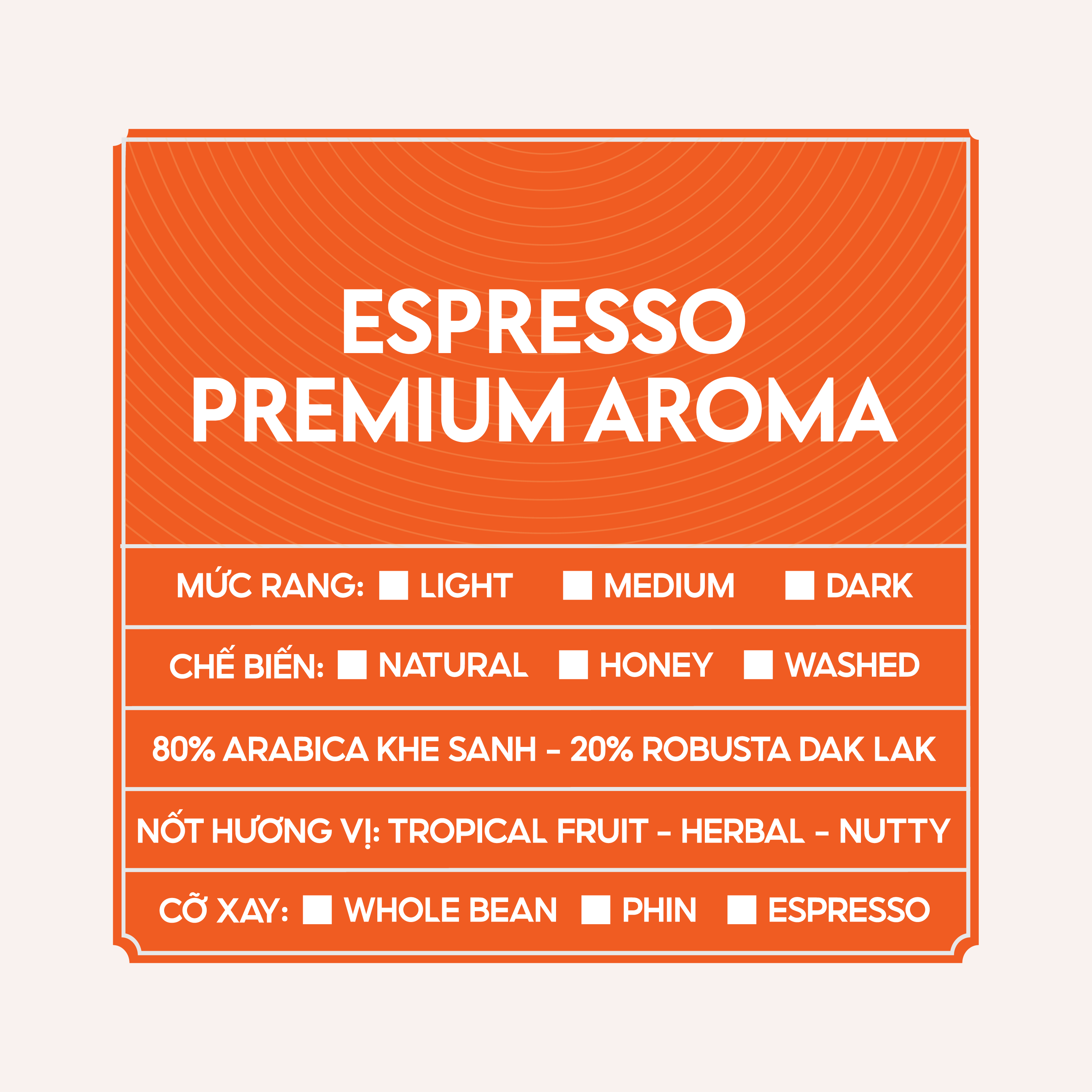 Premium Espresso – Tourane Roastery